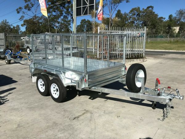 8x5 Tandem Axle Galvanised Cage Trailer with 3ft (900 mm) Cage