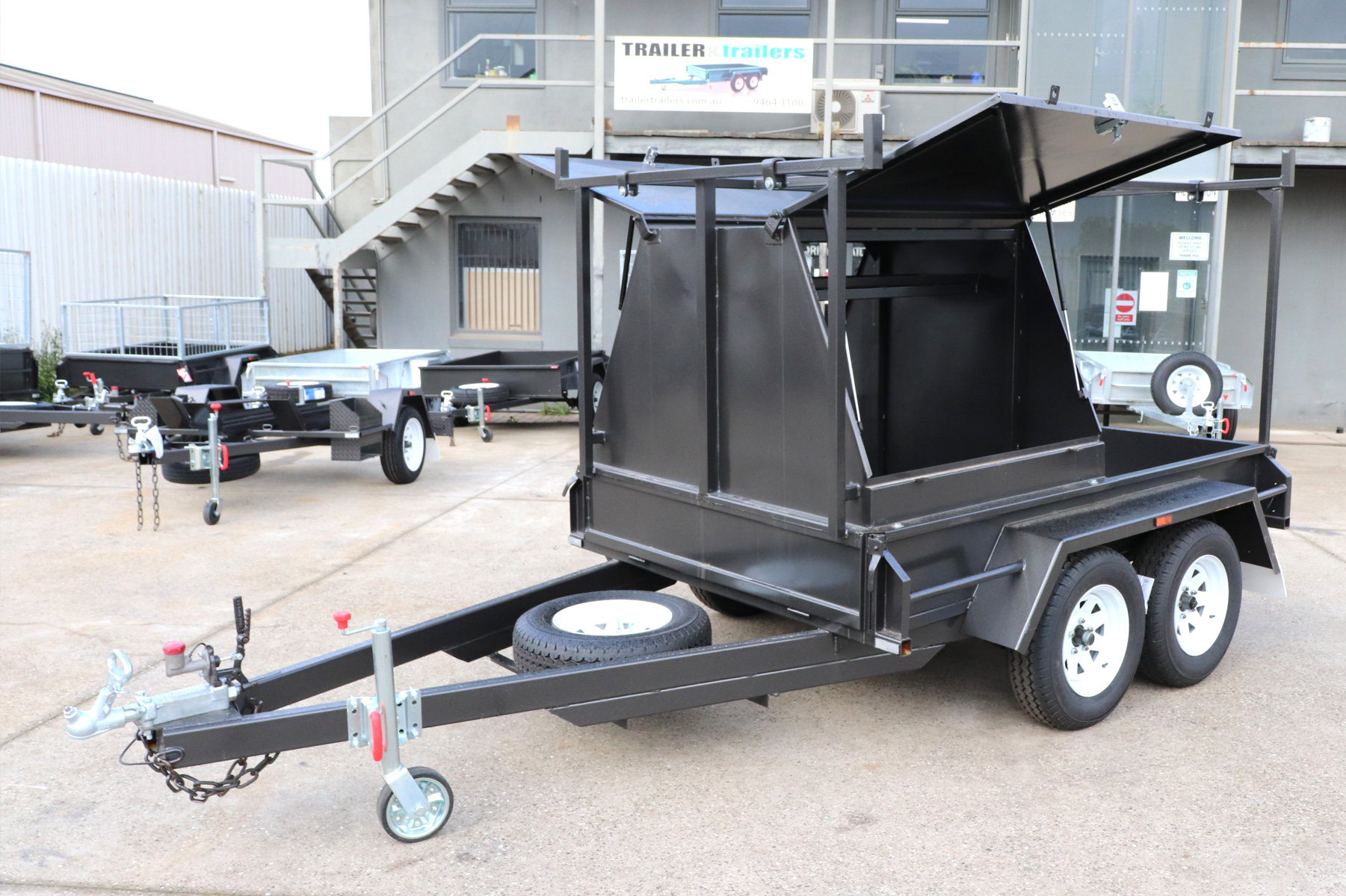 8x5 Tandem Axle Half Tradesman | Tradie Top Trailer for Sale